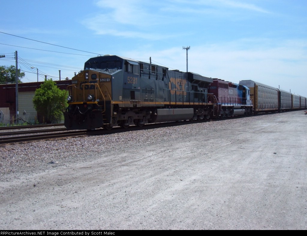 CSX 5281 & HLCX 6312